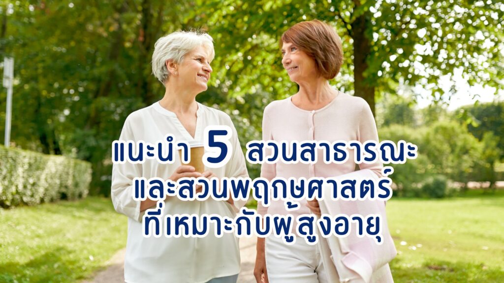 แนะนำ 5 สวนสาธารณะและสวนพฤกษศาสตร์ที่เหมาะกับผู้สูงอายุ - Proudlycare
